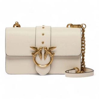 Pinko Pinko, Femme, Sacs, Blanc, Taille: ONE Size Mini Love Bag One