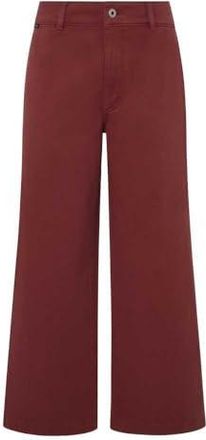 Pepe Jeans London Tania Pantalon, Rouge brûlé, 34 W/30 L Femme