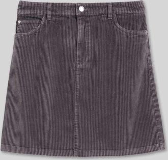 s.Oliver Red Label Mini-Rock aus reiner Baumwolle mit Cordstruktur