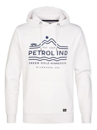 Petrol Industries Kapuzenpullover - Wei&szlig;