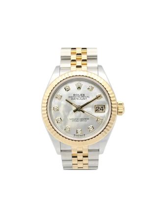 Rolex montre Datejust 28 mm (années 2010) - Argent