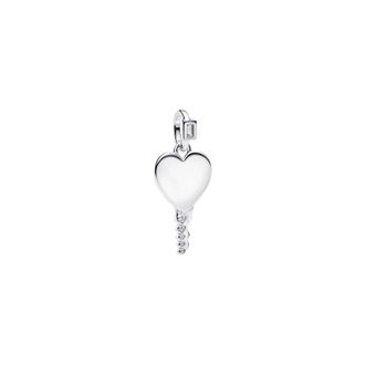 Pandora Gravierbarer Herzschl&uuml;ssel-Anh&auml;nger - - Accessories - Damen - Wei&szlig; - ONE SIZE