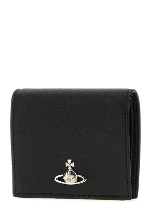 Vivienne Westwood Saffiano Leather Wallet - Black