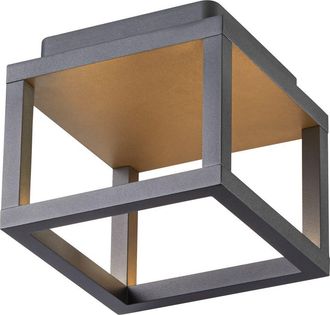 SLV Wand- und Deckenaufbauleuchte QUADRULO/Beleuchtung f&uuml;r W&auml;nde, Wege, Eing&auml;nge, LED Spot au&szlig;en, Aufbau-Leuchte Outdoor, Gartenlampe, Decken-Strahler / I