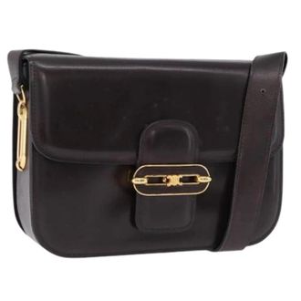 Celine Sac bandouli&egrave;re vintage Pre-owned - Femme - Pre-owned - Brun - Taille: ONE Size