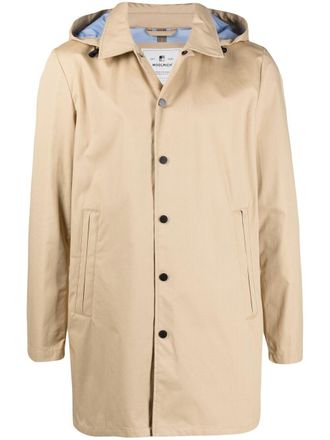 Woolrich manteau &agrave; fermeture &agrave; boutons pression - Tons neutres
