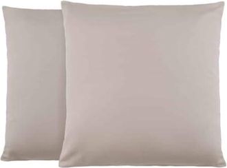 LINANDELLE Lot de 2 taies doreiller 57 Fils en Molleton Flanelle TOUDOUX