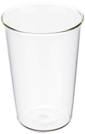 Kinto 8432 CAST Bierglas, 430 ml, hitzebeständiges Glas, mikrowellen- und spülmaschinenfest