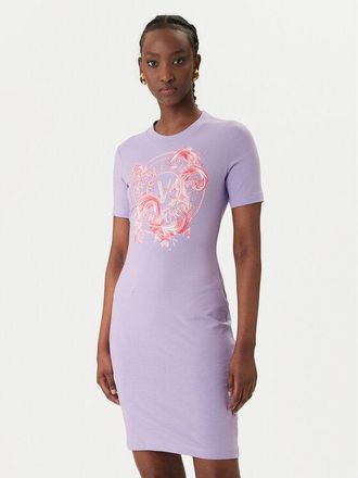 Versace Jeans Couture Kleid f&uuml;r den Alltag 80HAOE01 CJ02E Violett Slim Fit