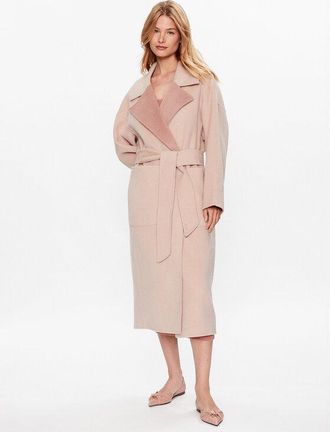 Calvin Klein Wollmantel K20K205855 Rosa Regular Fit
