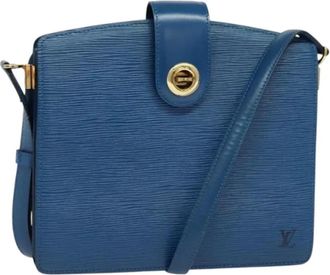 Louis Vuitton Pre-owned Cuir sacs-louis-vuitton - Femme - Pre-owned - Bleu - Taille: ONE Size