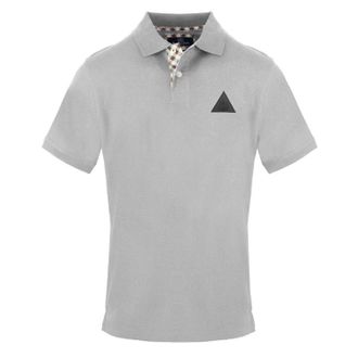 Aquascutum Poloshirt f&uuml;r Herren, Mit Kragen, kurz&auml;rmlig (Grau)