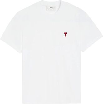 Ami Homme, Tops, Blanc, Taille: XL De Coeur T-shirt