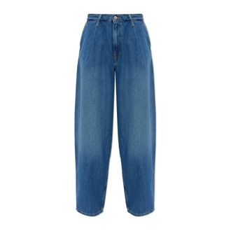Sams&oslash;e & Sams&oslash;e Femme, Jeans, Bleu, Taille: W27 L32 Saharper Pleat Jeans