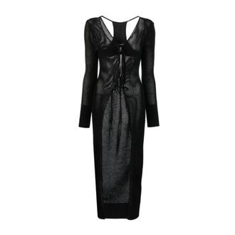 ADĀMO Andrea Adamo Racerback Strickjacke - - Dresses - Damen - Schwarzk - M