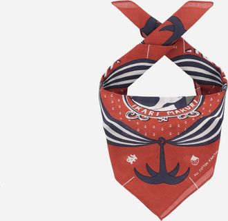 KAPITAL Color Bandana (Ikari Makuri) Red