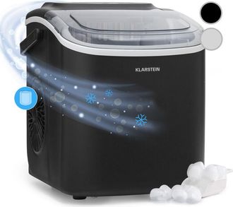 Klarstein Klarstein - Machine a Glacons pour la Maison Capacit&eacute; de 13L Fabrique Rapidement Jusqu&agrave; 12kg de Glacons Machine a Glaces Petits et Grands Gla&ccedil;ons en
