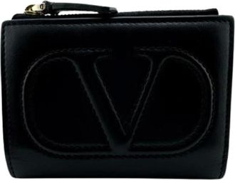Valentino unisex, Pre-owned, Noir, Taille: ONE Size Portefeuille Vintage Pre-owned