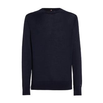 Tommy Hilfiger Homme, Pulls, Bleu, Taille: L Pull Col Rond Smart Casual