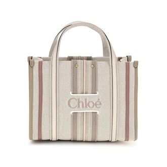 Chlo&eacute; Woody Loop Tote - - Bags - Damen - Beige - ONE SIZE