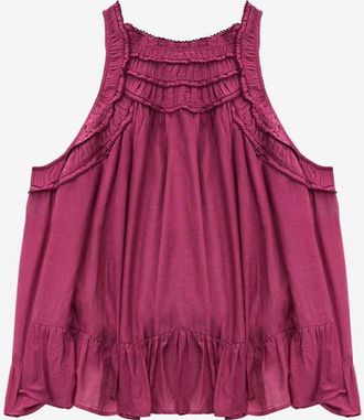 Isabel Marant Top Carlee - Femme - Rose - Taille 38 - Marant &Eacute;toile