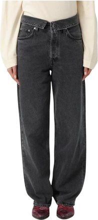 A Gold E Femme, Jeans, Gris, Taille: W27 Jean Droit en Denim