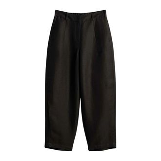 someday Cisilia Barrel Leinen - - Trousers - Damen - Braun - XL