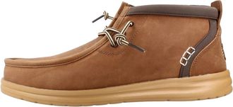 Hey Dude Wally Mid GripR Leder - - Shoes - Herren - Braun - 44 EU