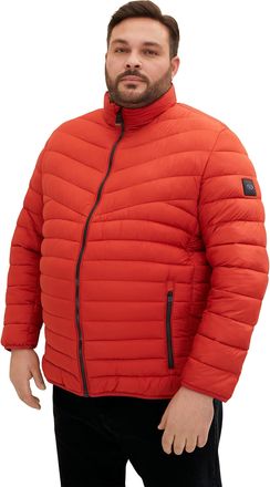 Tom Tailor Herren Plussize Jacke 1035819, 13722 - Rooibos Orange, 3XL Gro&szlig;e Gr&ouml;&szlig;en