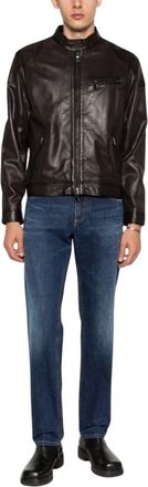 The Jack Leathers Homme, Vestes, Brun, Taille: L Rogue 06 Jacket