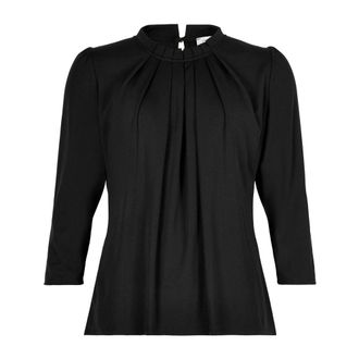 In Front IN Front - Chemisier Floral Manches 3/4 Noir - Femme - Blouses et Chemises - Noir - Taille: 40 FR