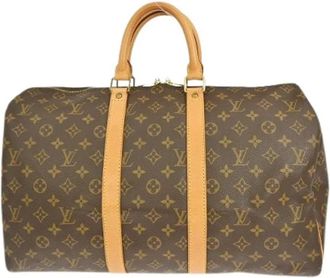 Louis Vuitton unisex, Pre-owned, Brun, Taille: ONE Size Sac week-end en toile Pre-owned