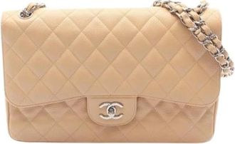 Chanel Sac bandouli&egrave;re vintage Pre-owned - Femme - Pre-owned - Beige - Taille: ONE Size