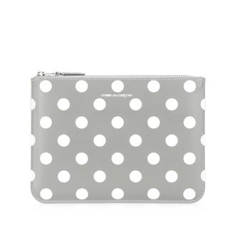 Comme Des Gar&ccedil;ons unisex, Accessoires, Gris, Taille: ONE Size Portefeuille &agrave; pois