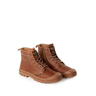 Palladium Bottines compens&eacute;es en cuir