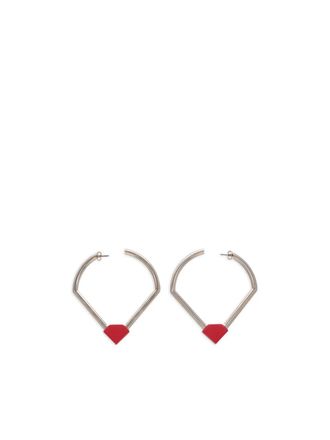 Etro geometric earrings - Silber