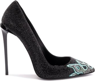 Philipp Plein Pumps mit Flammenverzierung 120mm - Schwarz