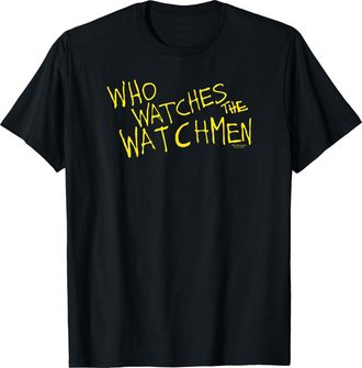 DC Comics Watchmen Who Watches T Shirt T-Shirt