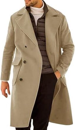 Generic Manteau Hiver Homme,Veste coupe-vent d&eacute;contract&eacute;e &agrave; pour homme coupe ajust&eacute;e chaleur thermique polyvalente et durable id&eacute;ale pour lautomne et lhiver p