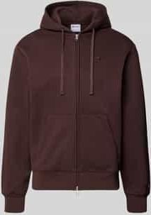 Champion Sweatjacke mit Label-Stitching und K&auml;nguru-Tasche