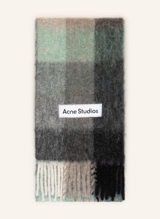 Acne Studios Schal Mit Alpaka gruen