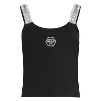 Philipp Plein Damen, Oberteile, Schwarzk, MGr&ouml;&szlig;e