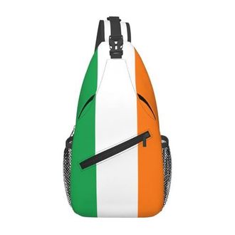 Generic Irlande Drapeau Irlandais Sac &Agrave; Bandouli&egrave;re Antivol Pochette Epaule Multifonctionnel Sacoche Bandouliere Pour Homme Femme Randonn&eacute;e