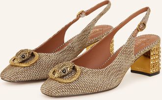Kurt Geiger Slingpumps Mit Schmucksteinen beige