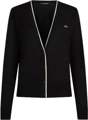 Karl Lagerfeld Gilet col V en laine