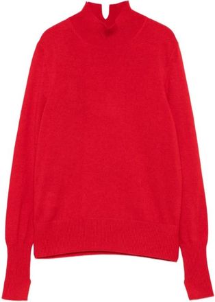 Pinko Pinko, Femme, Pulls, Rouge, Taille: 40 FR Pull &agrave; col roul&eacute;