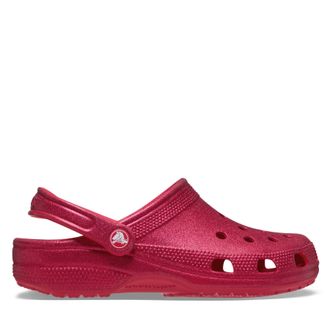 Crocs Pantoletten Crocs Classic Glitter Clog 205942 Rosa