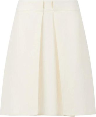 Marni Femme, Jupes, Blanc, Taille: 42 FR Wool Cr&ecirc;pe Midi Skirt