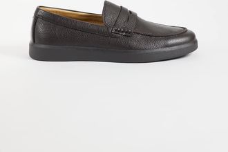 Mango mocassin marron-Gris