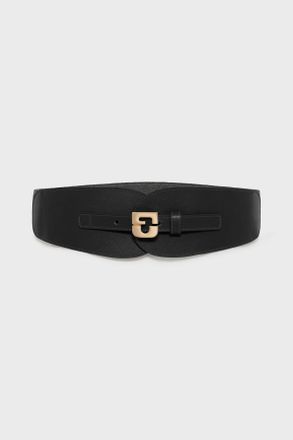 Gerard Darel Ceinture signature en cuir - OLYMPE - Noir